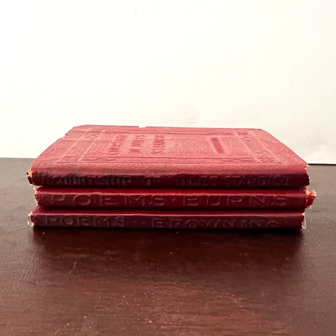 Set of 3 Little Leather Library Poetry Books | Robert Browning, Robert ...