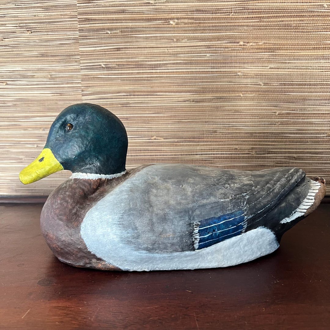Vintage Handpainted Duck Decoy for Rustic Cabin Lodge Home Decor - Etsy