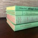 Vintage Mint Green Books Colorful Home Decor Accent - Etsy