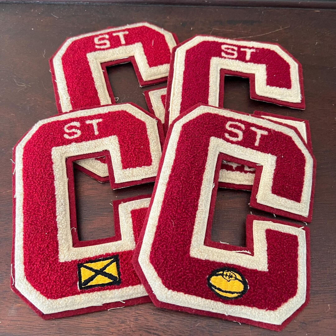 Vintage 1940s Varsity Letter C Patch - Etsy