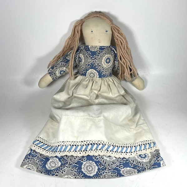 Vintage Rag Doll - Etsy