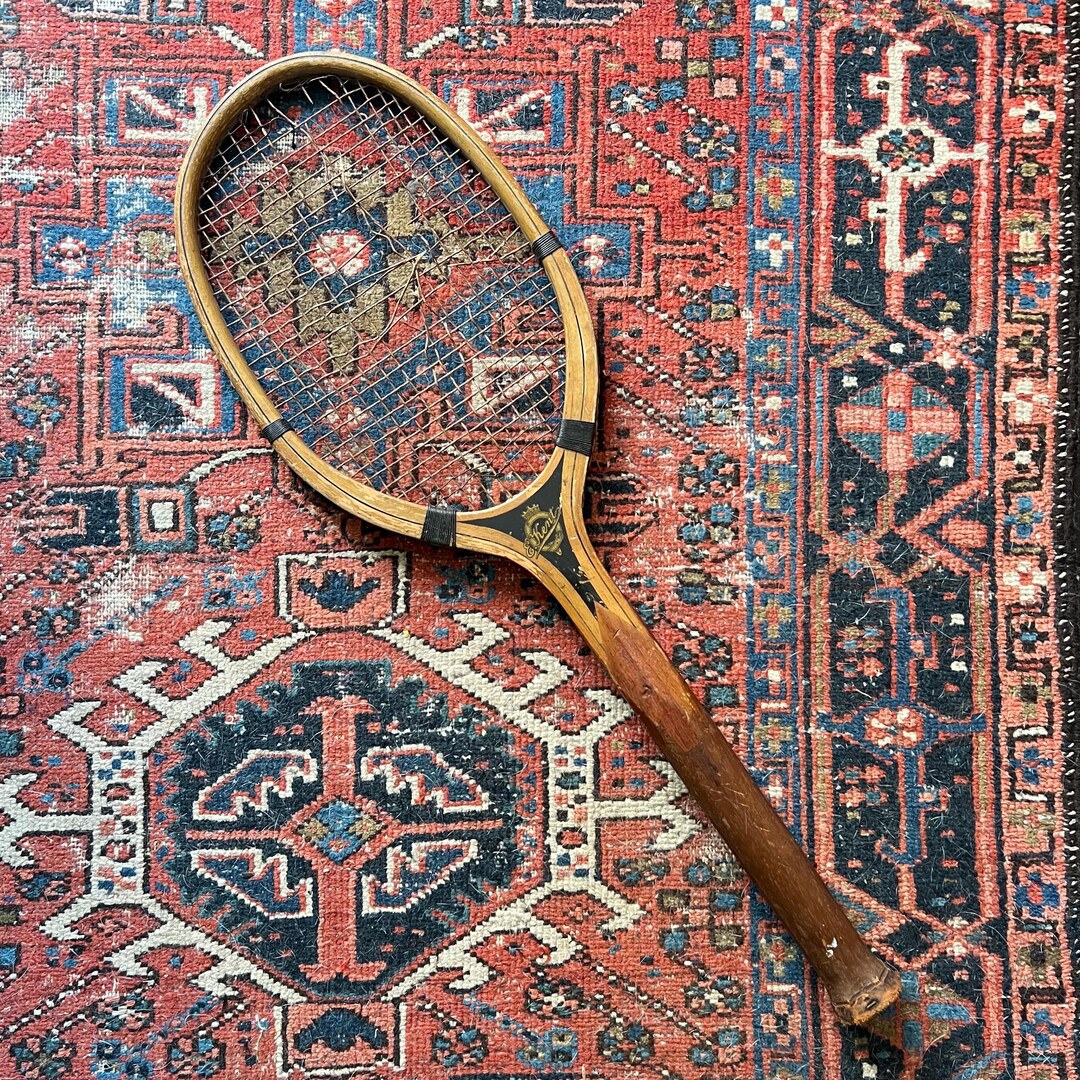 Antique E. Kent Ambassador Tennis Racket | Vintage Sporting Equipment ...