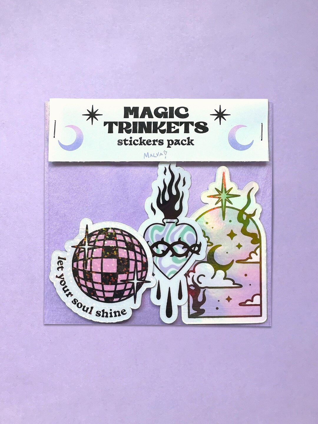 STICKERS PACK Magic Trinkets Set of Magic Stickers - Etsy