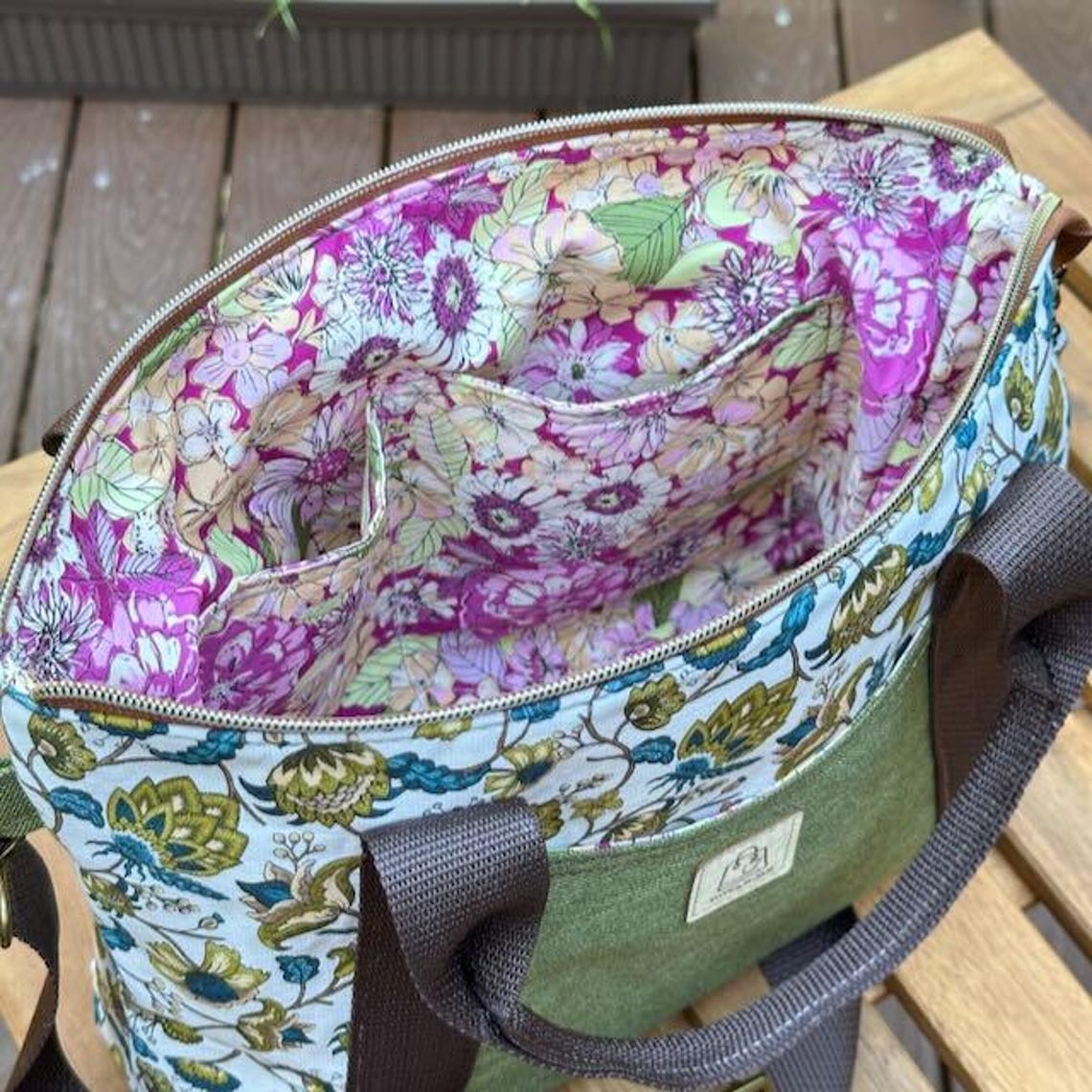 Oxbow Tote, Noodlehead, Crossbody, Travel Bag, Laptop Bag, Work Bag, School Bag, Handcrafted ...