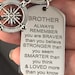 Keychain Gift for Brother - Personalized Best Brother Keychain - Custom ...