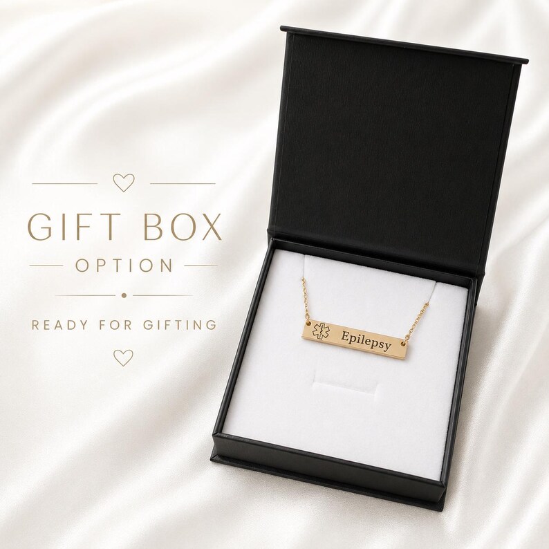 Personalized Medical ID Necklace With Name - Custom Engraved Medical ...