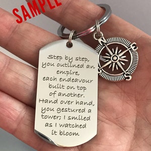 Keychain Gift for Brother - Personalized Best Brother Keychain - Custom ...