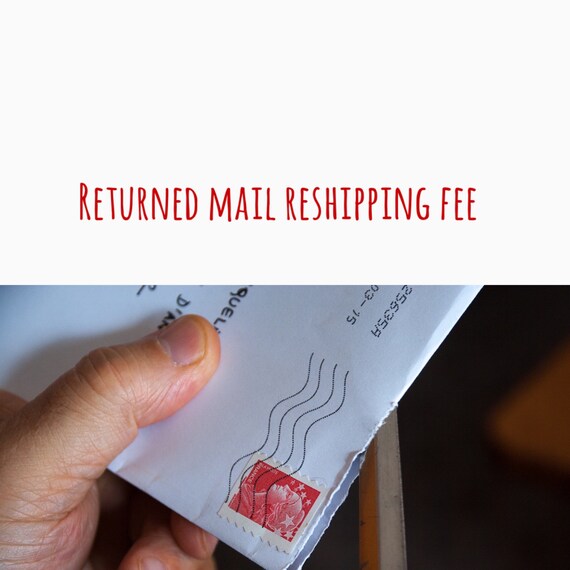 Returned Mail or Exchanges Reshipping Fee | Etsy Canada
