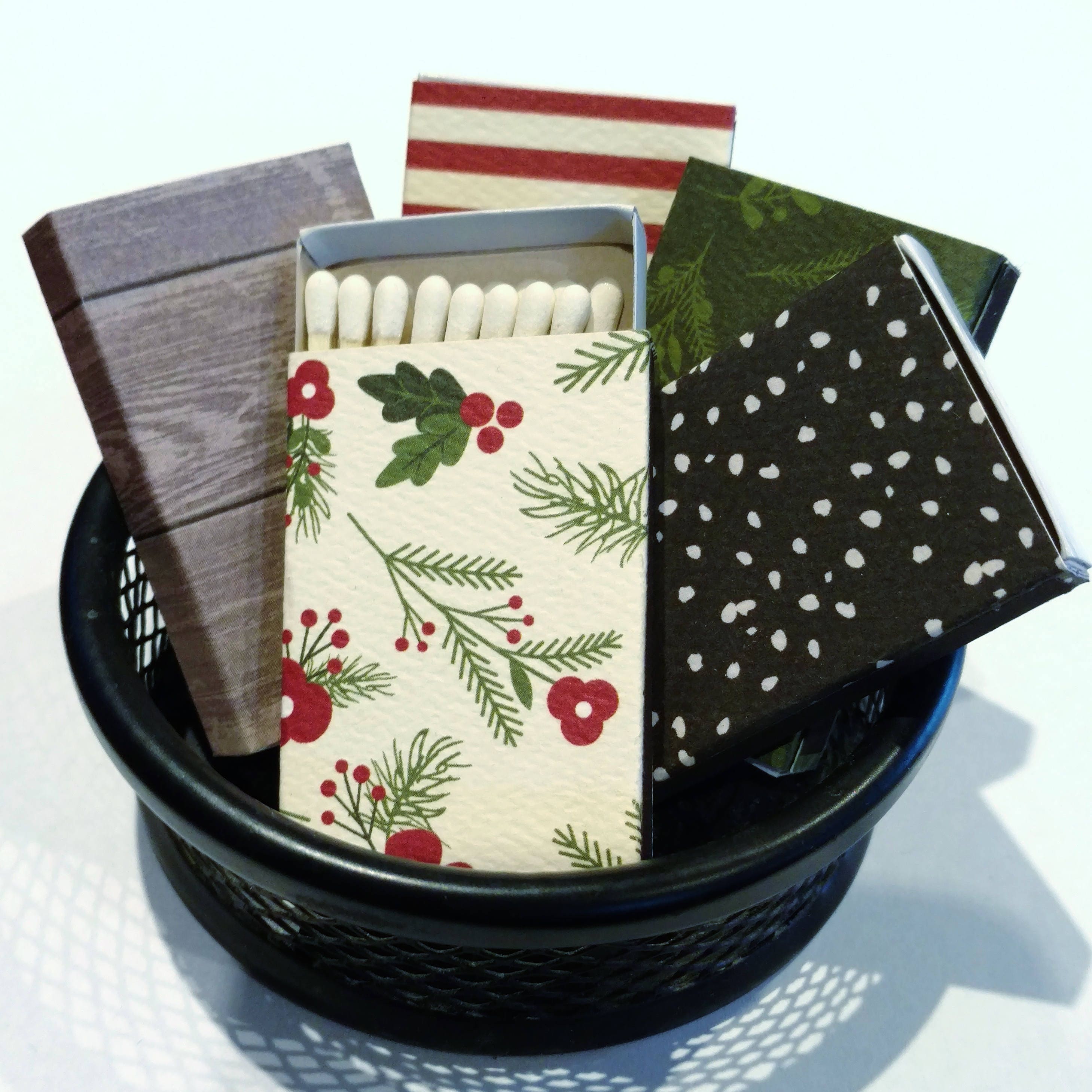 Decorative Matchboxes Traditional Holiday Collection - Etsy