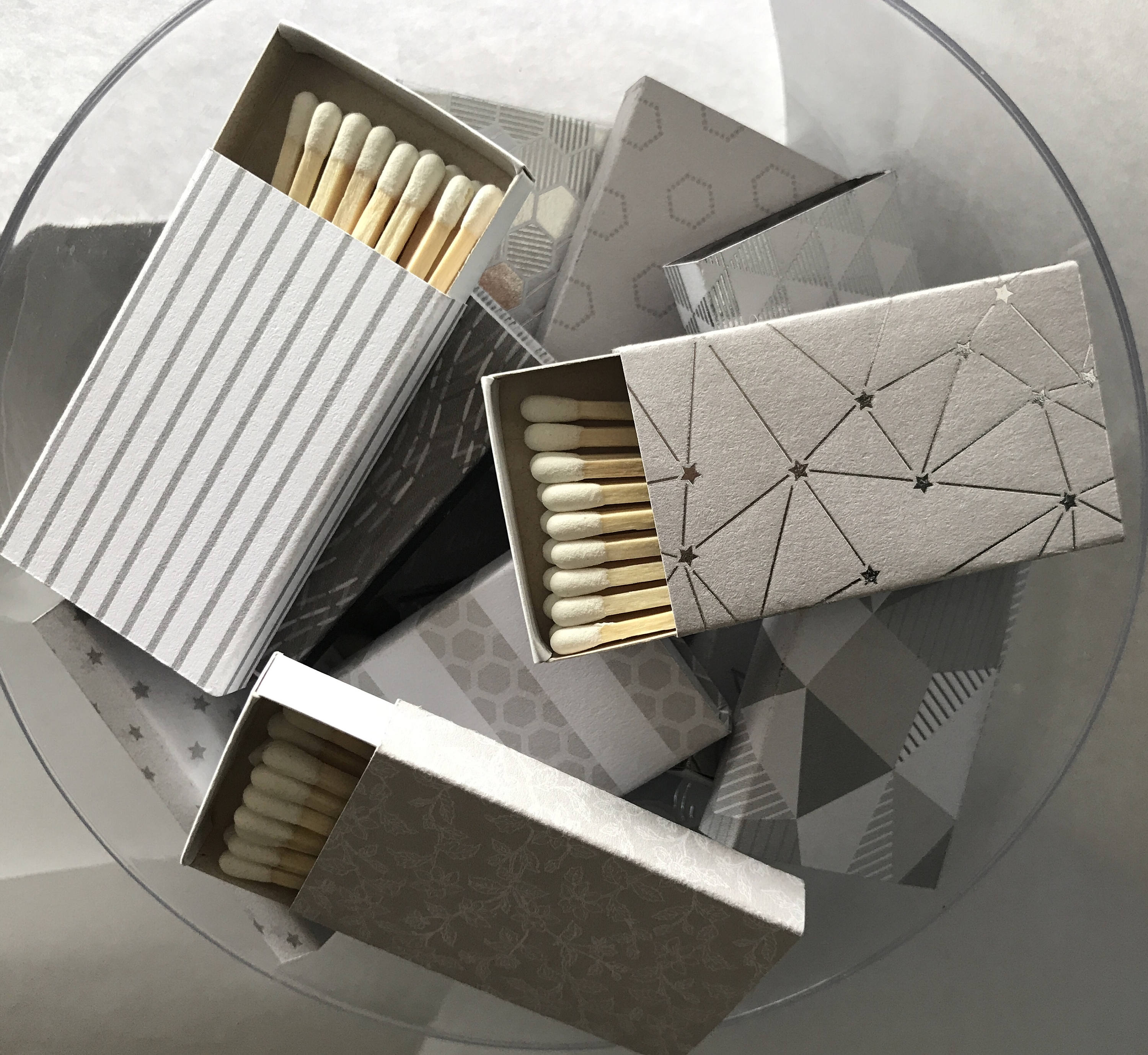 Decorative Matchboxes Silver Collection Set of 5 or 10 - Etsy