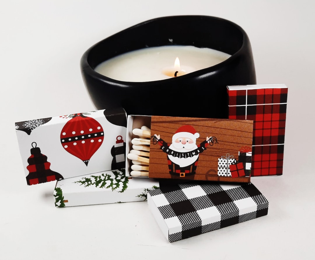 Decorative Matchboxes Rustic Christmas Collection Set of 5 or 10 - Etsy