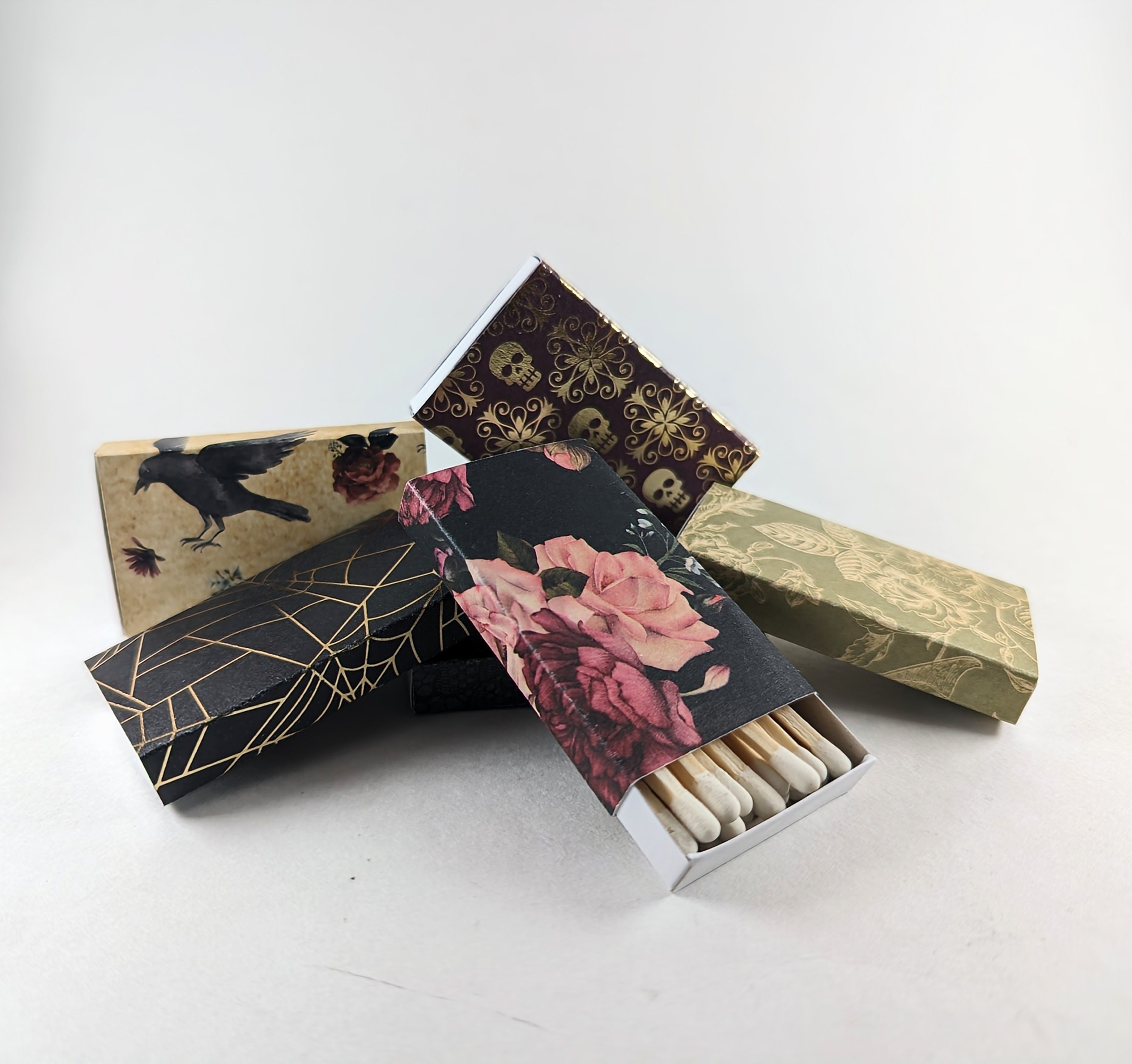 Decorative Matchboxes Gothic Collection Set of 5 or 10 - Etsy