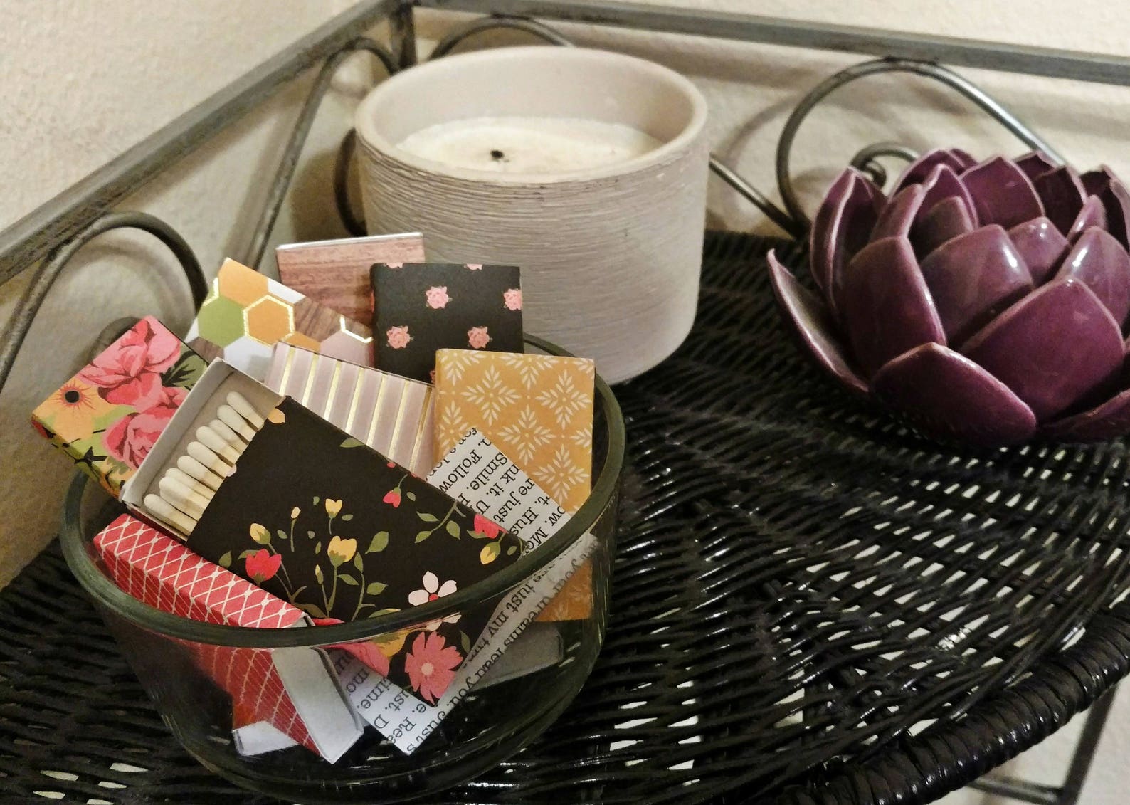 Decorative Matchboxes Multicolored & Gold Foil Collection - Etsy