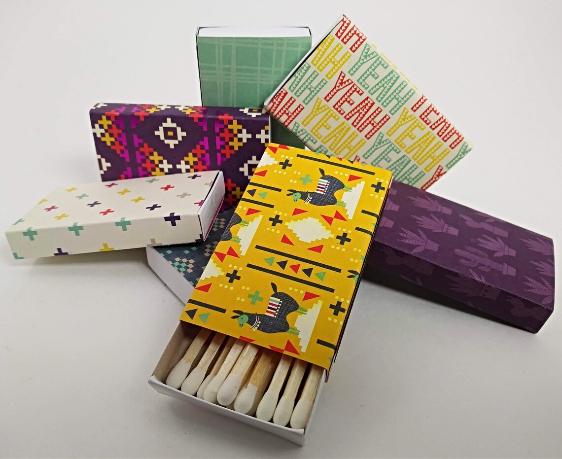 Decorative Matchboxes Southwest Collection Set of 5 or 10 | Etsy