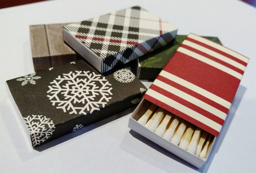 Decorative Matchboxes Traditional Holiday Collection - Etsy