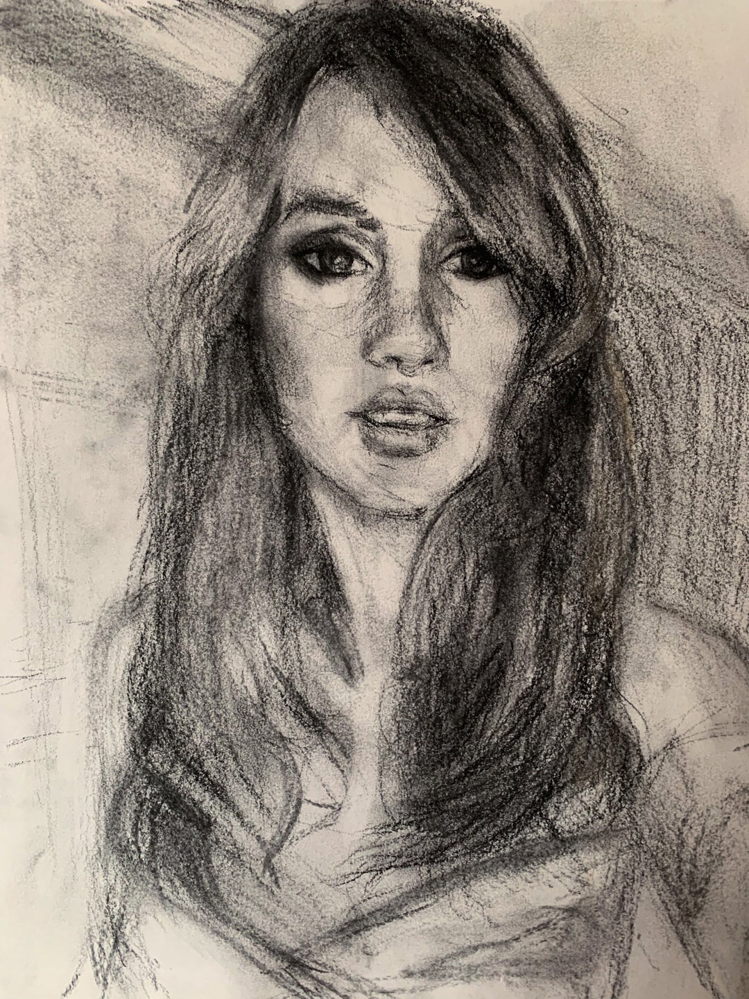 Black and White Self Portrait 1 - Etsy