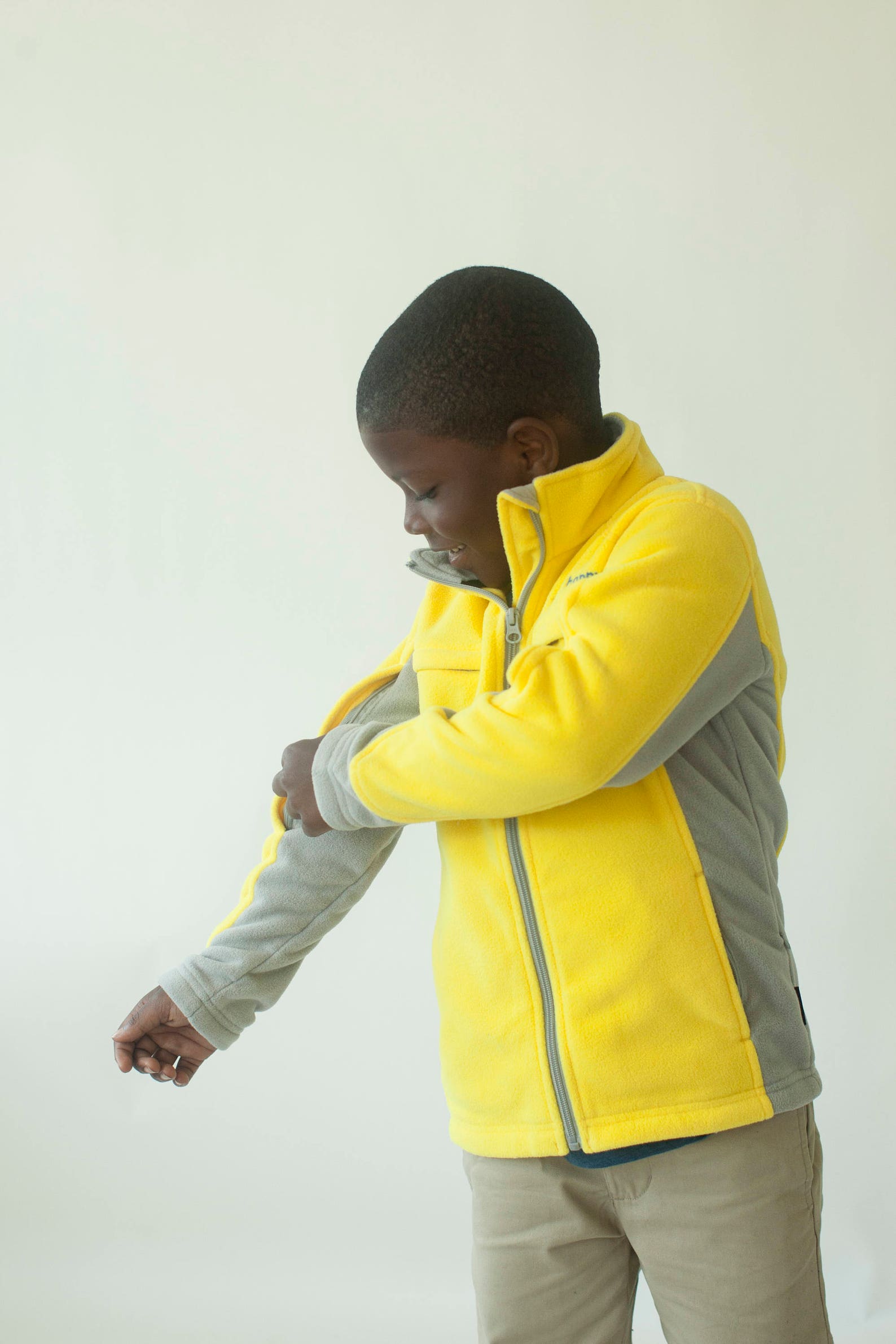 Boy's Cozy Fleece Chemotherapy Jacket Yellow Chemo - Etsy