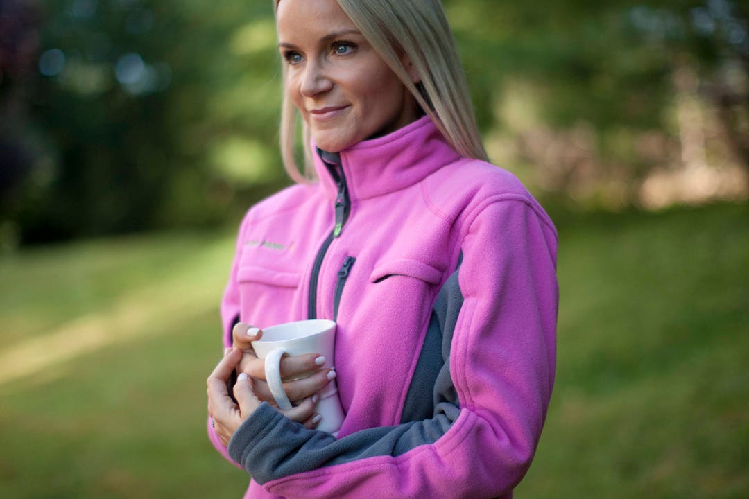 Cozy Fleece Chemotherapy Jacket - Women's PINK - Chemo Cozy - Etsy
