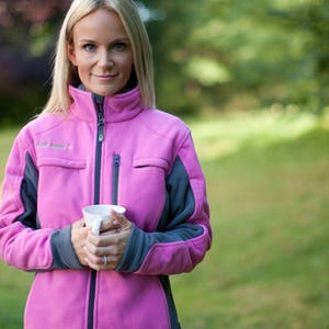 Cozy Fleece Chemotherapy Jacket - Women's PINK - Chemo Cozy - Etsy