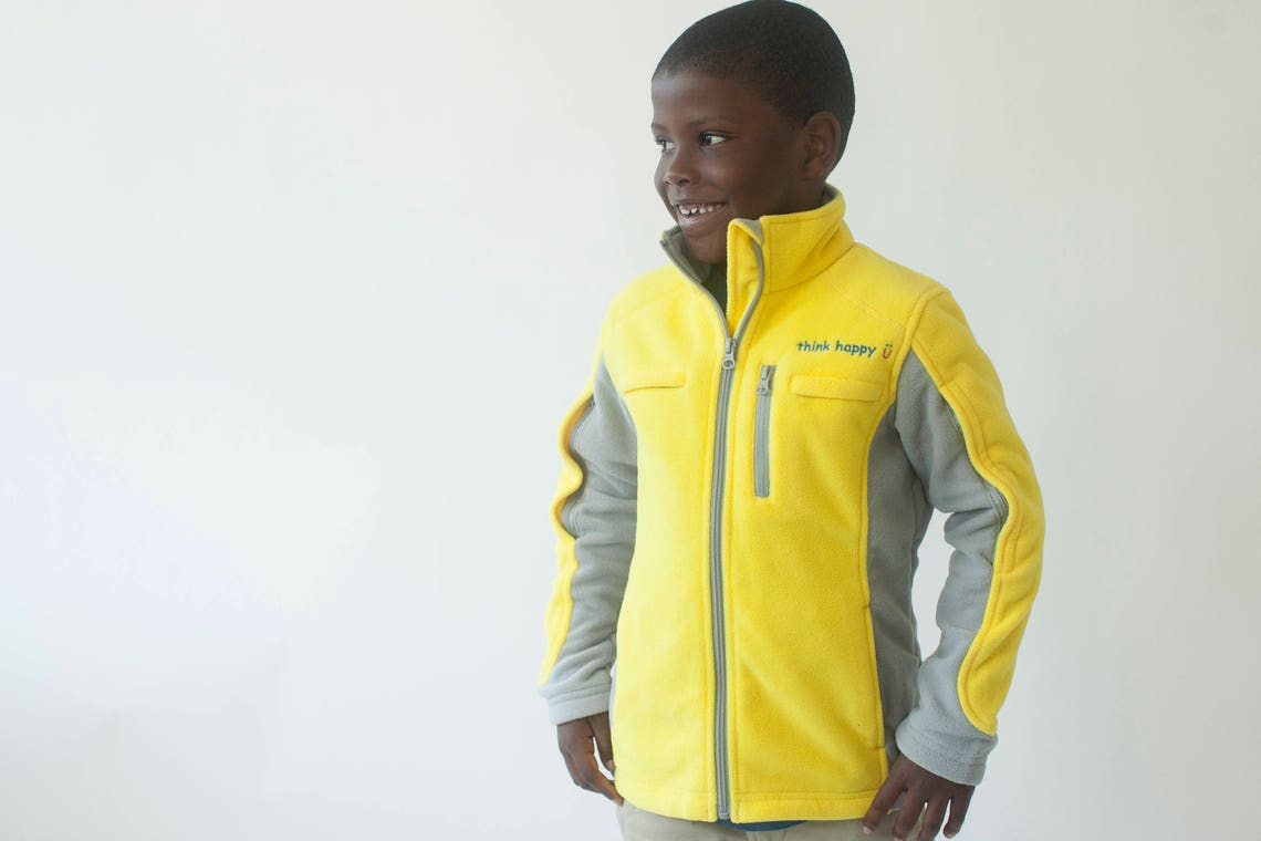 Boy's Cozy Fleece Chemotherapy Jacket Yellow Chemo - Etsy