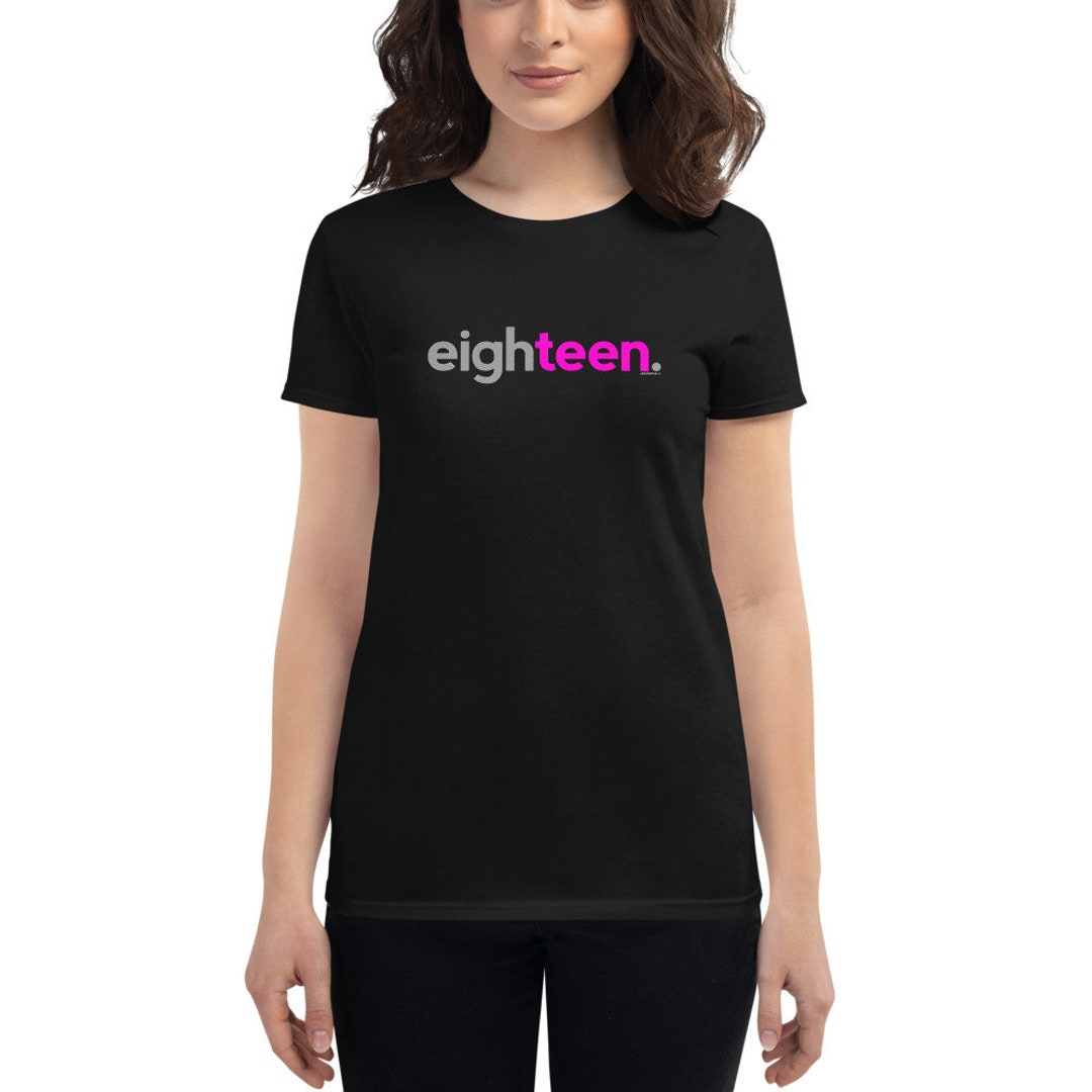 18th Birthday Shirt 18 Eighteen Girls Women Teen Gifts - Etsy