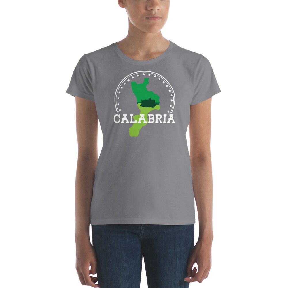 Womens Calabria Map Shirt Calabrian Tee - Etsy