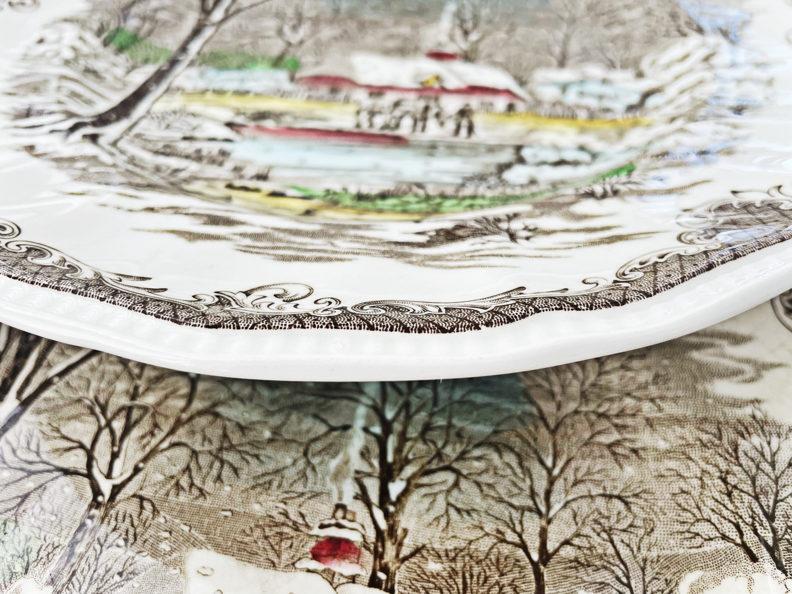 Vintage SHAKESPEARE'S SONNETS Dinner Plates || 10" Round Plate ...