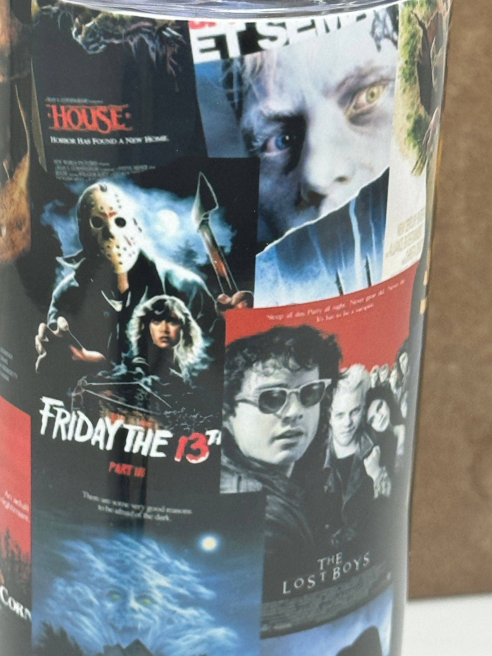 Tumbler 80s Scary Movie Fan Horror Cup 1980s Tumbler for Halloween Gift ...