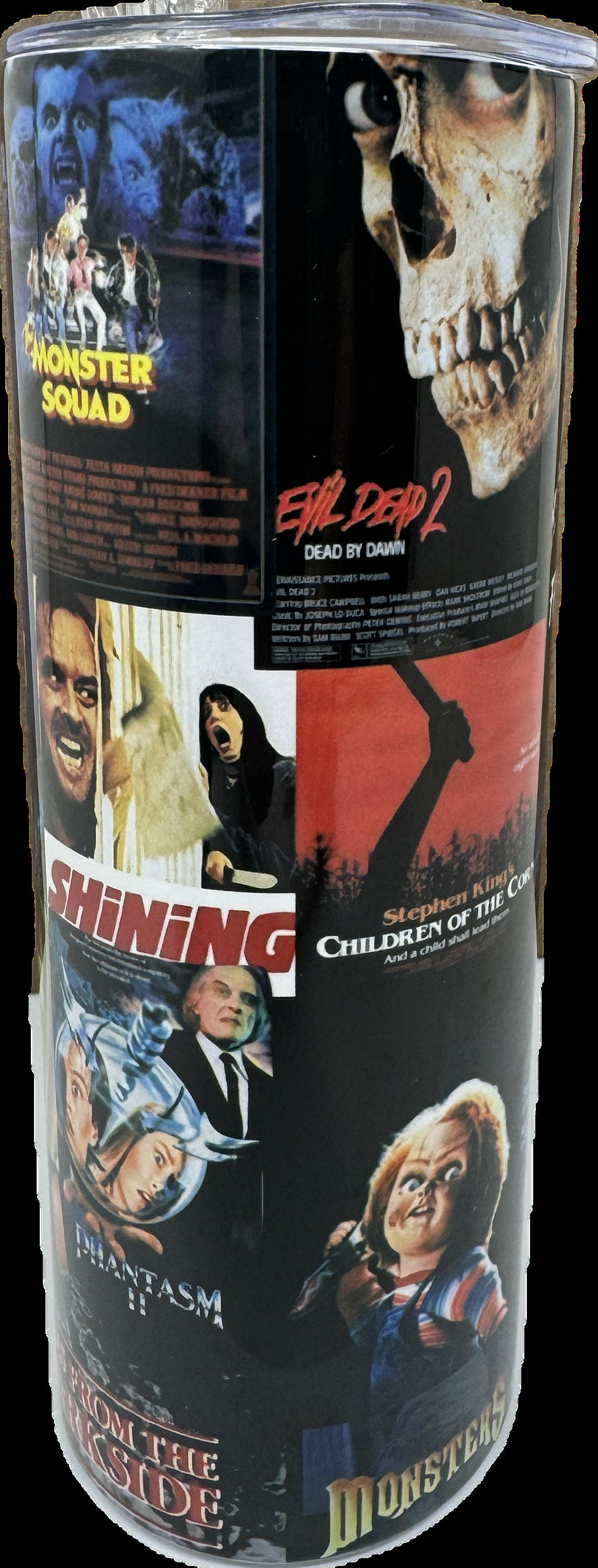 Tumbler 80s Scary Movie Fan Horror Cup 1980s Tumbler for Halloween Gift ...