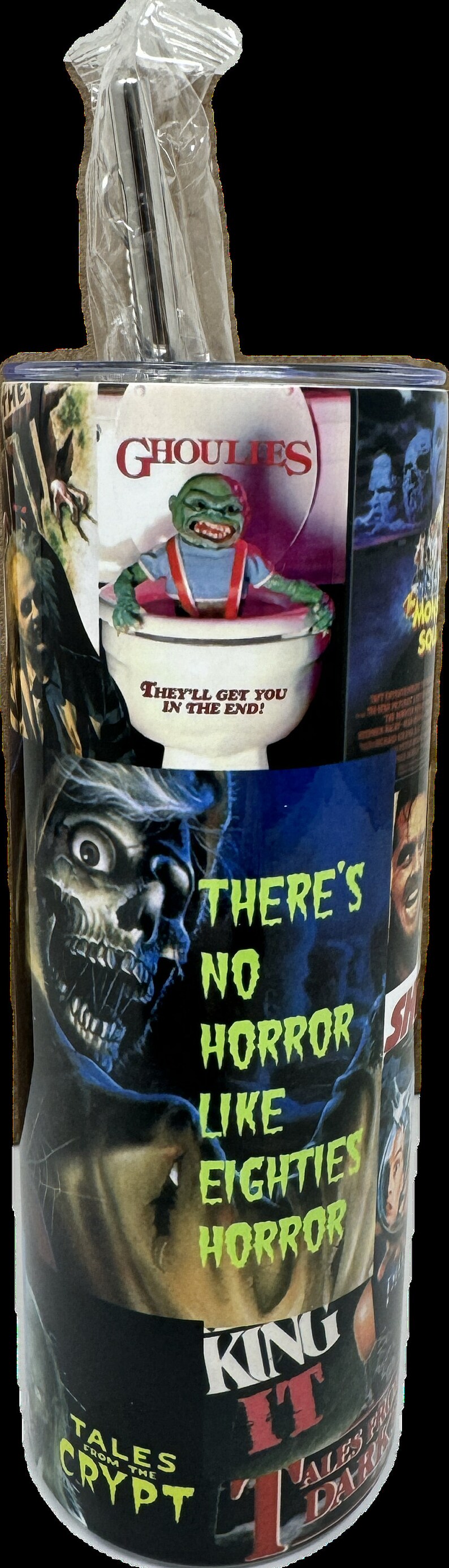 Tumbler 80s Scary Movie Fan Horror Cup 1980s Tumbler for Halloween Gift ...