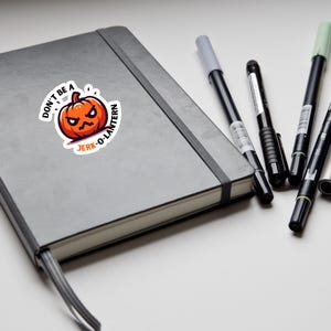 Funny Halloween Sticker Jack O Lantern Stickers Halloween Fall Decal ...