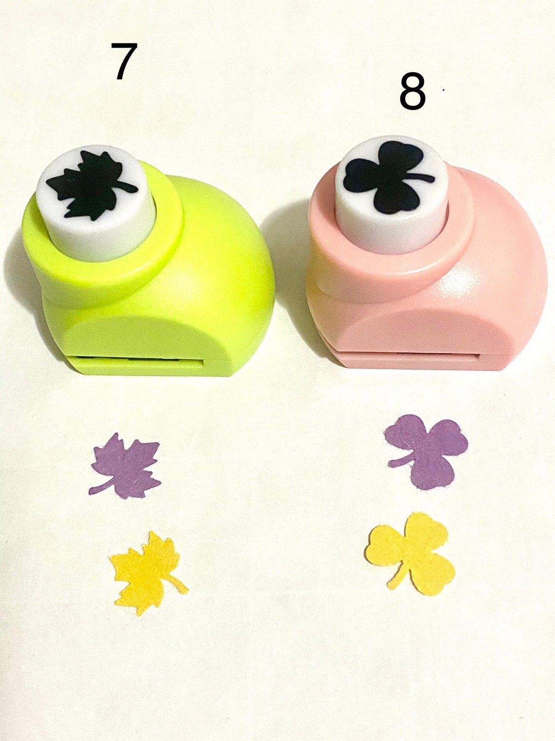 Punch Craft Paper Shapes Big Punches Mixed Colors DIY Craft | Etsy