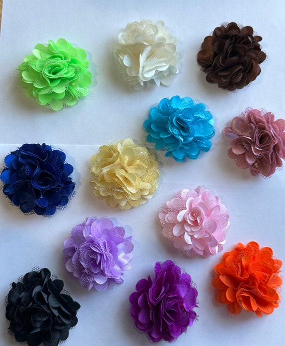 Chiffon Fabric Flower Tutorial