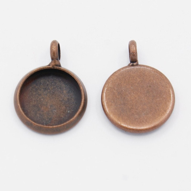 Antique Copper Bezel - Etsy
