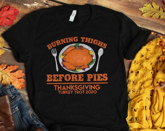 Funny Turkey Trot Thanksgiving Race Shirt, Turkey Trot Shirts ...