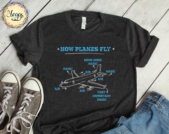 Funny Airplane Shirt - Etsy