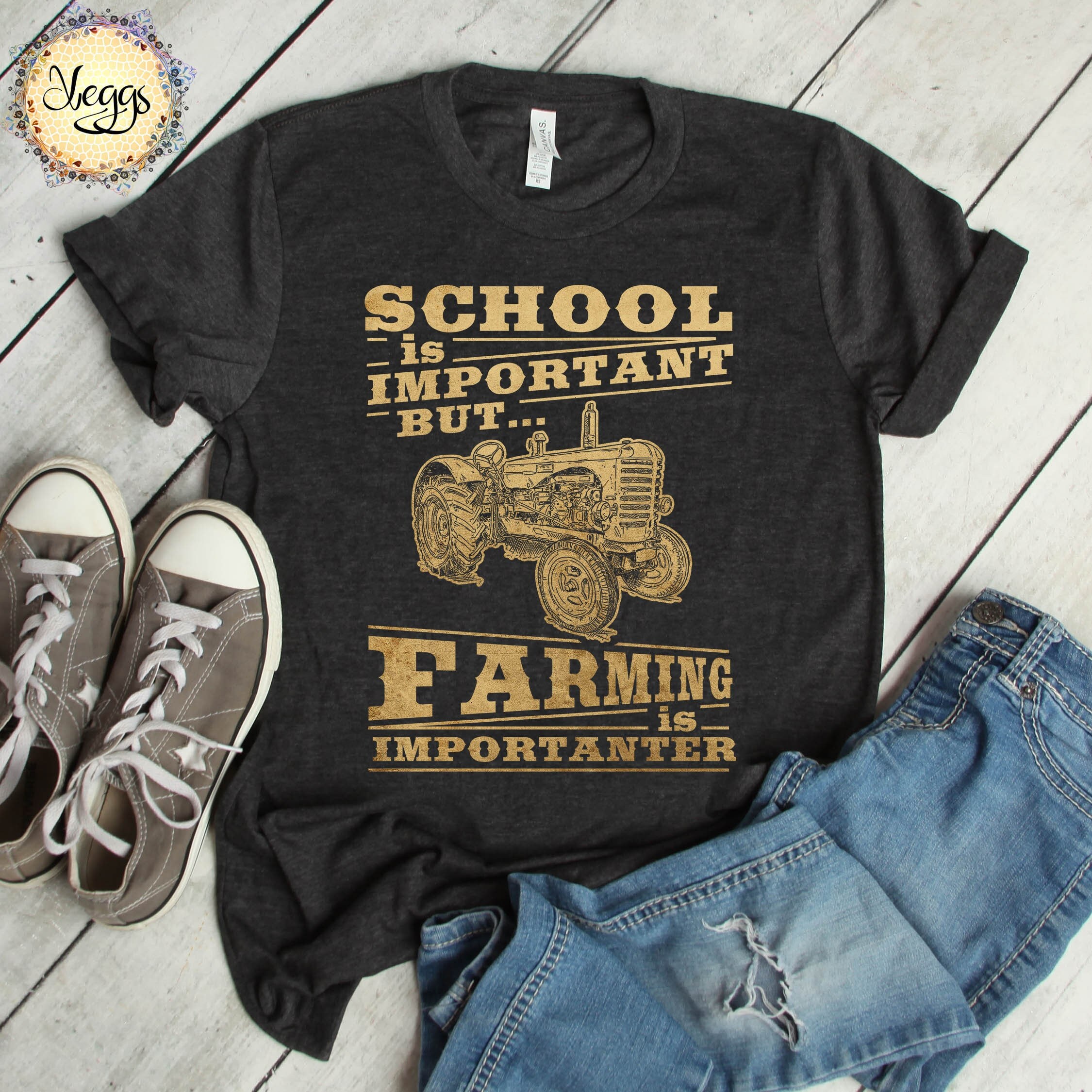 FARM SHIRT FARMER Gift Tractor Gifts Kids Tractor Tshirt | Etsy