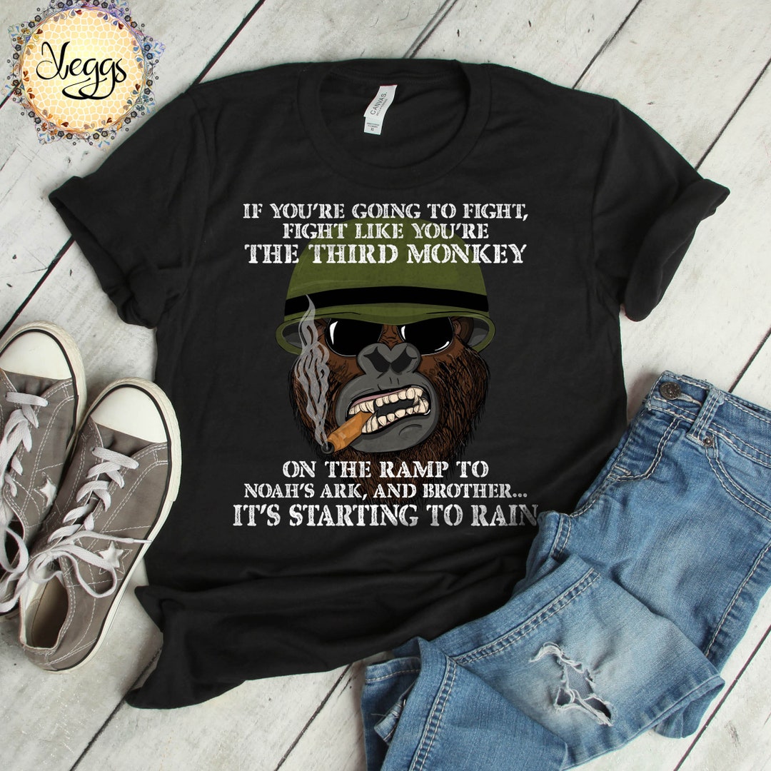 Fight Like Third Monkey, Meme Shirt, MMA Shirt, Mixed Martial Arts ...