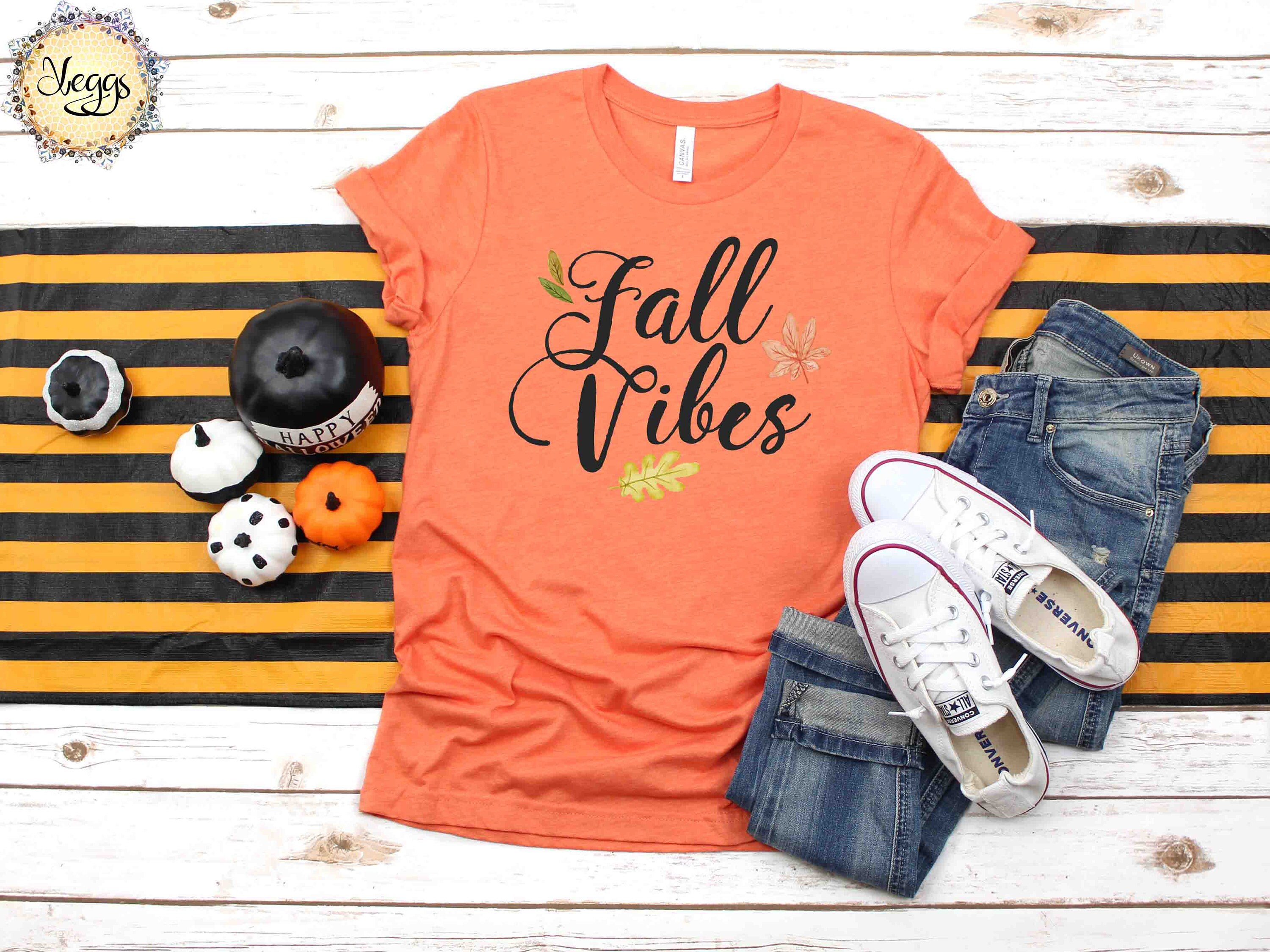 AUTUMN LEAVES SHIRT Halloween Shirt Graphic Printed Fall - Etsy