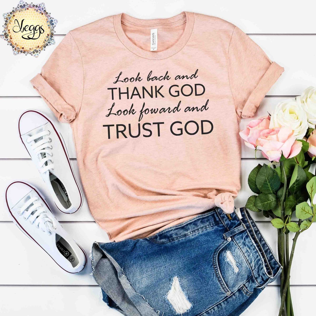 Thank God Trust God Shirt, Christian Shirts, Jesus Shirt, Faith Shirt ...