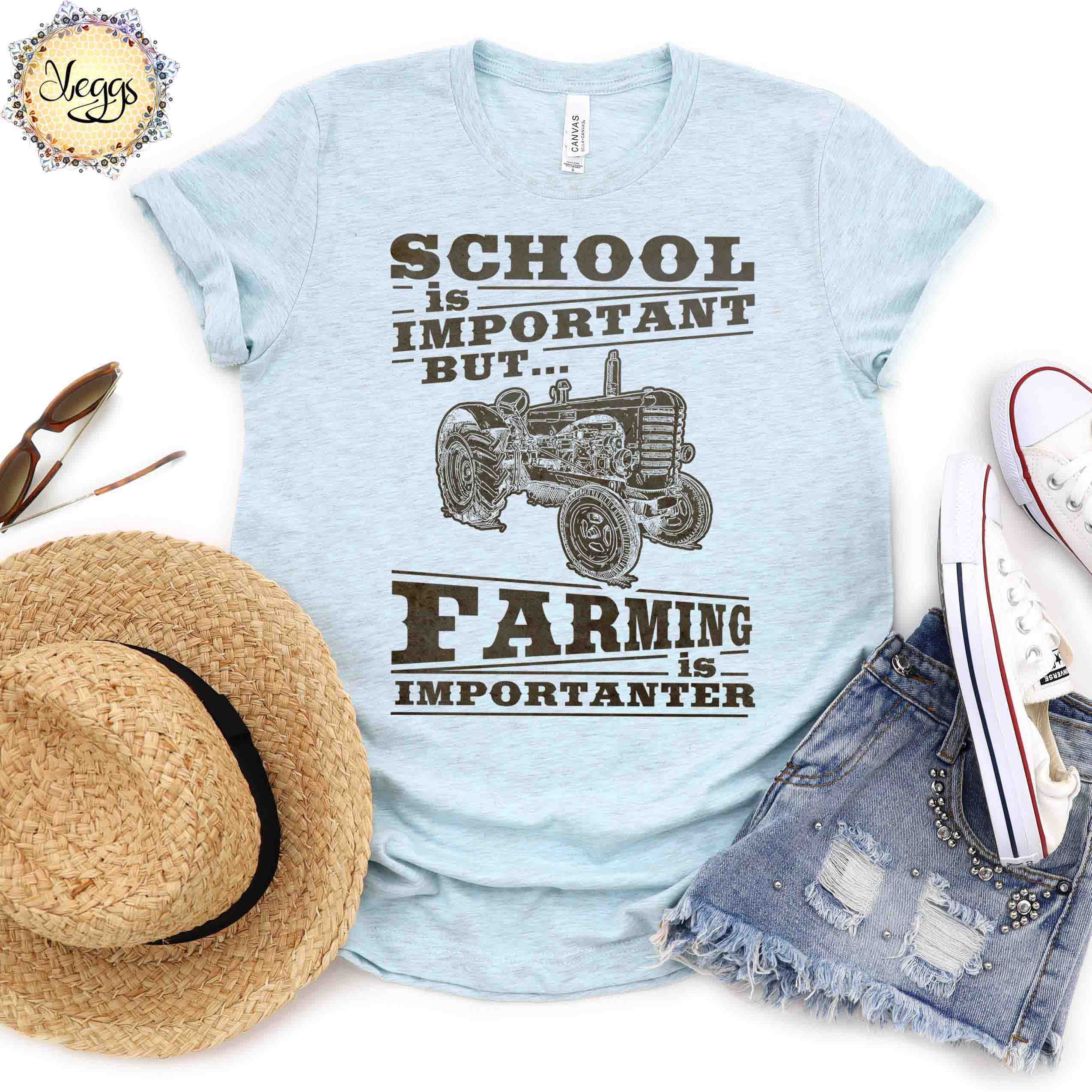 FARM SHIRT FARMER Gift Tractor Gifts Kids Tractor Tshirt | Etsy