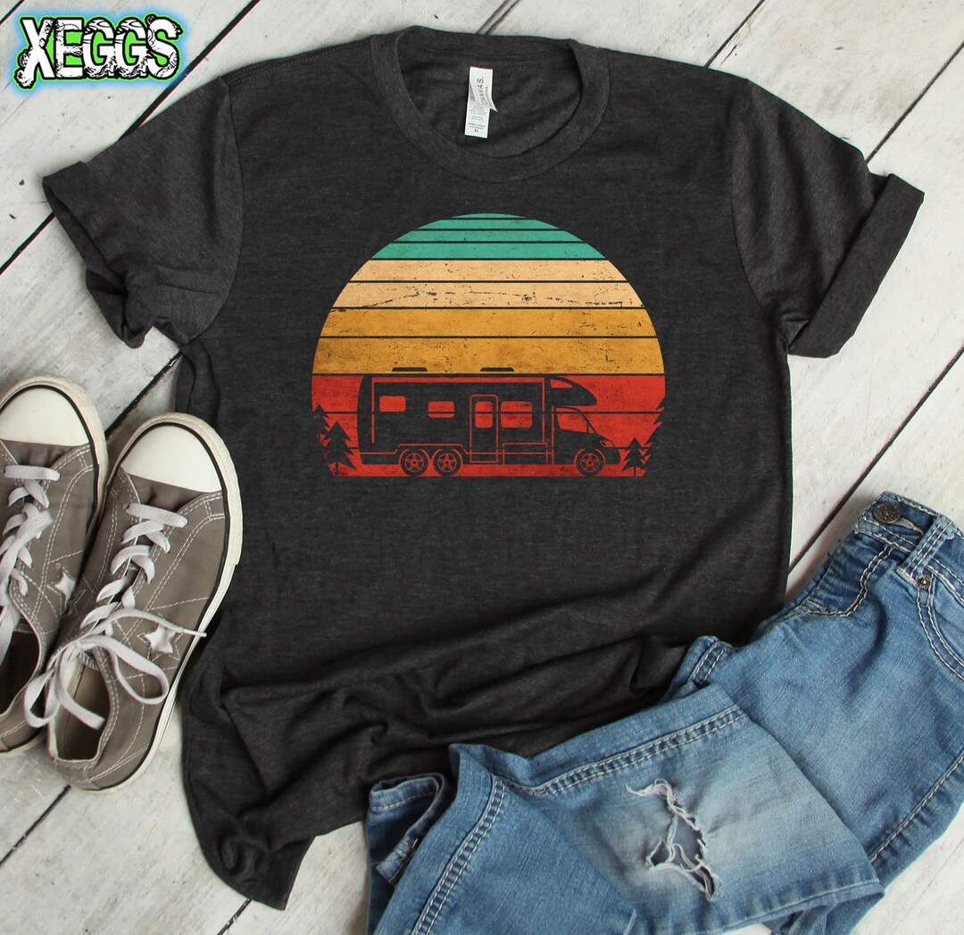 Camping Gifts, Retro RV Sunset, RV Gifts, Camper Decor, RV, Camping ...