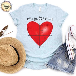 Heart Equation Shirt - Nerdy Valentines - Teachers Valentines Shirt ...