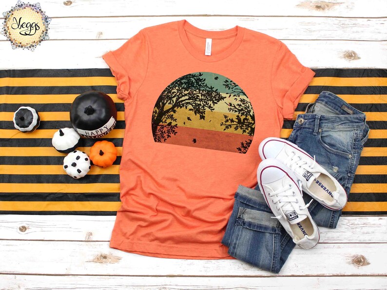 Vintage Sunset Shirt Autumn Shirt Fall Shirt Women | Etsy