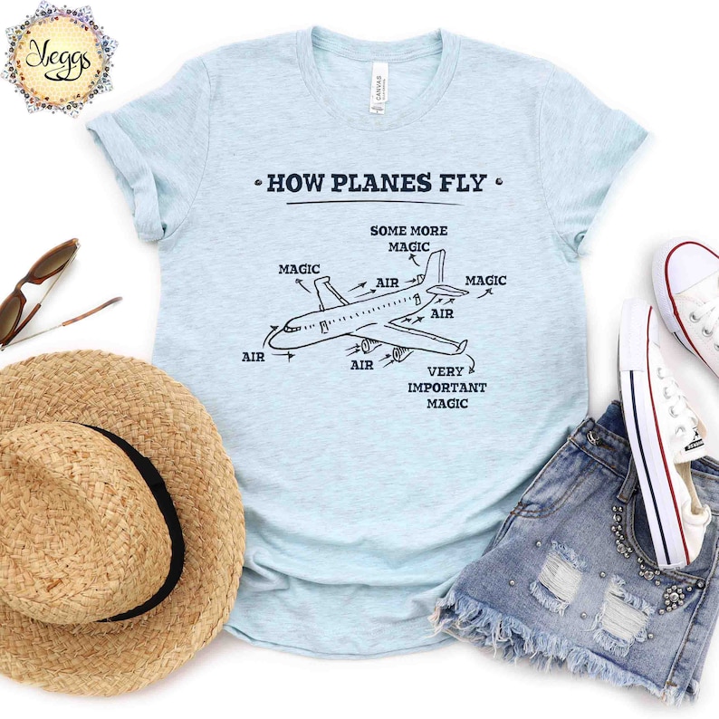 How Planes Fly Funny Airplane Shirt Pilot Gifts for Him - Etsy