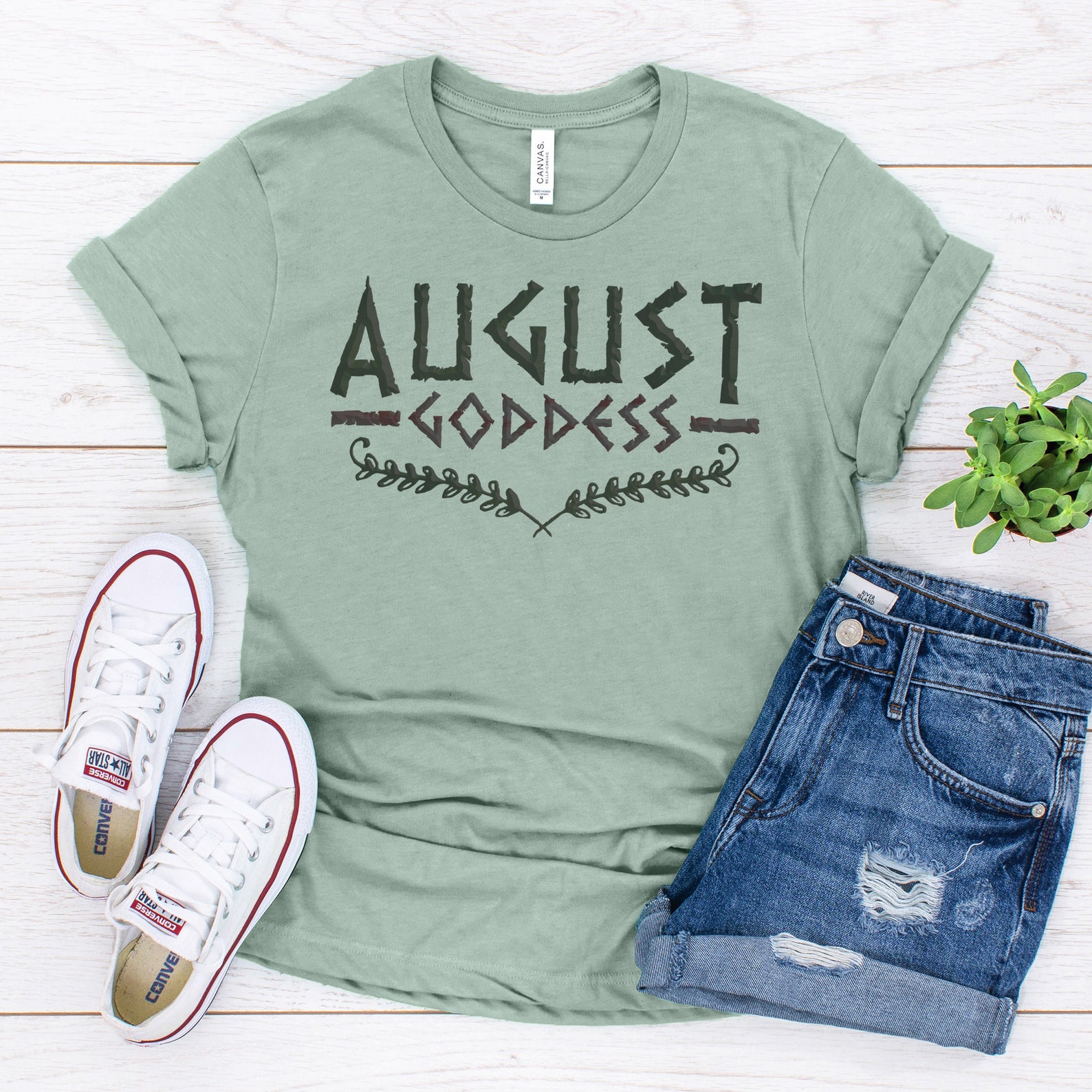 Custom Shirt - August Goddess - August Birthday - Gift for Women - Leo ...