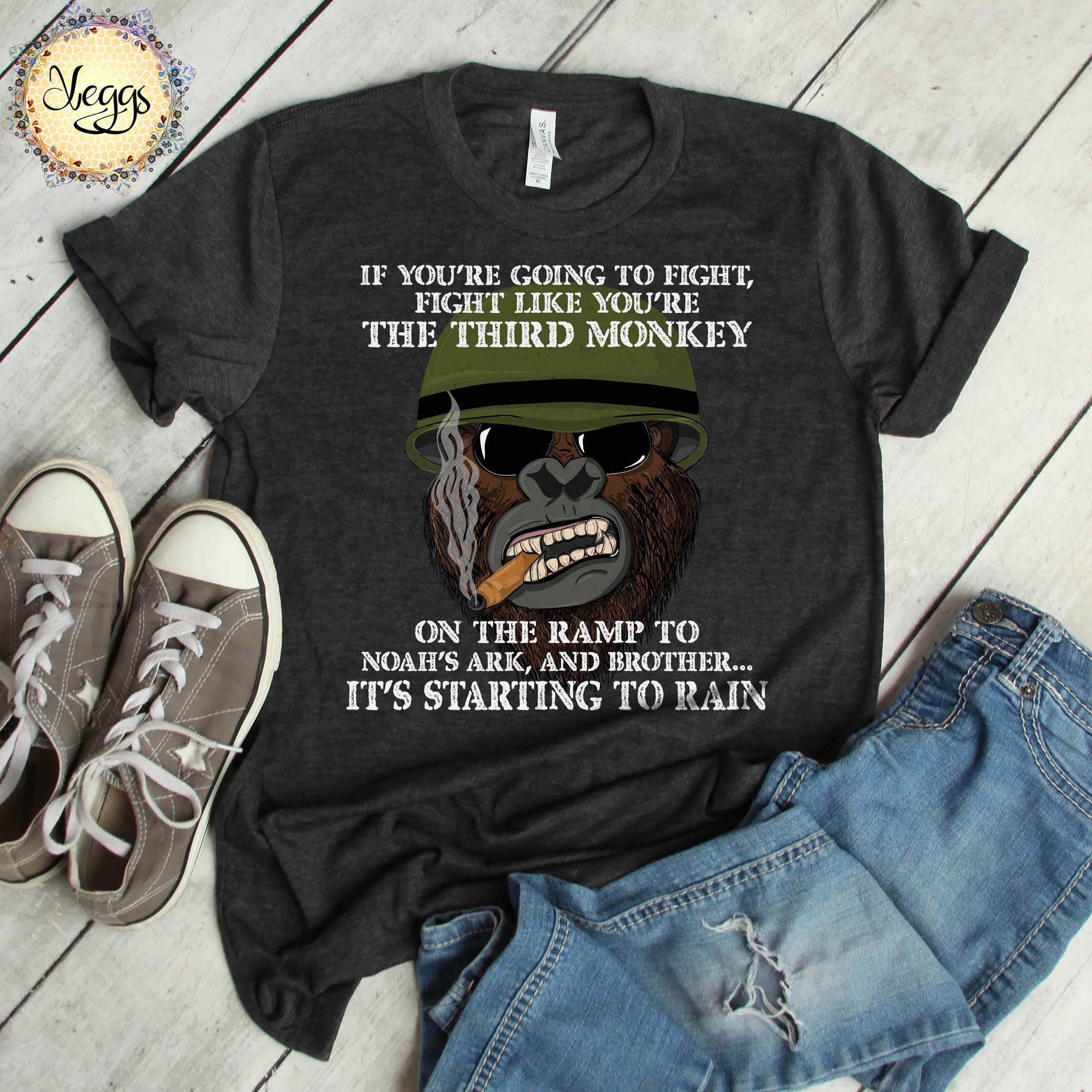 Fight Like Third Monkey, Meme Shirt, MMA Shirt, Mixed Martial Arts ...