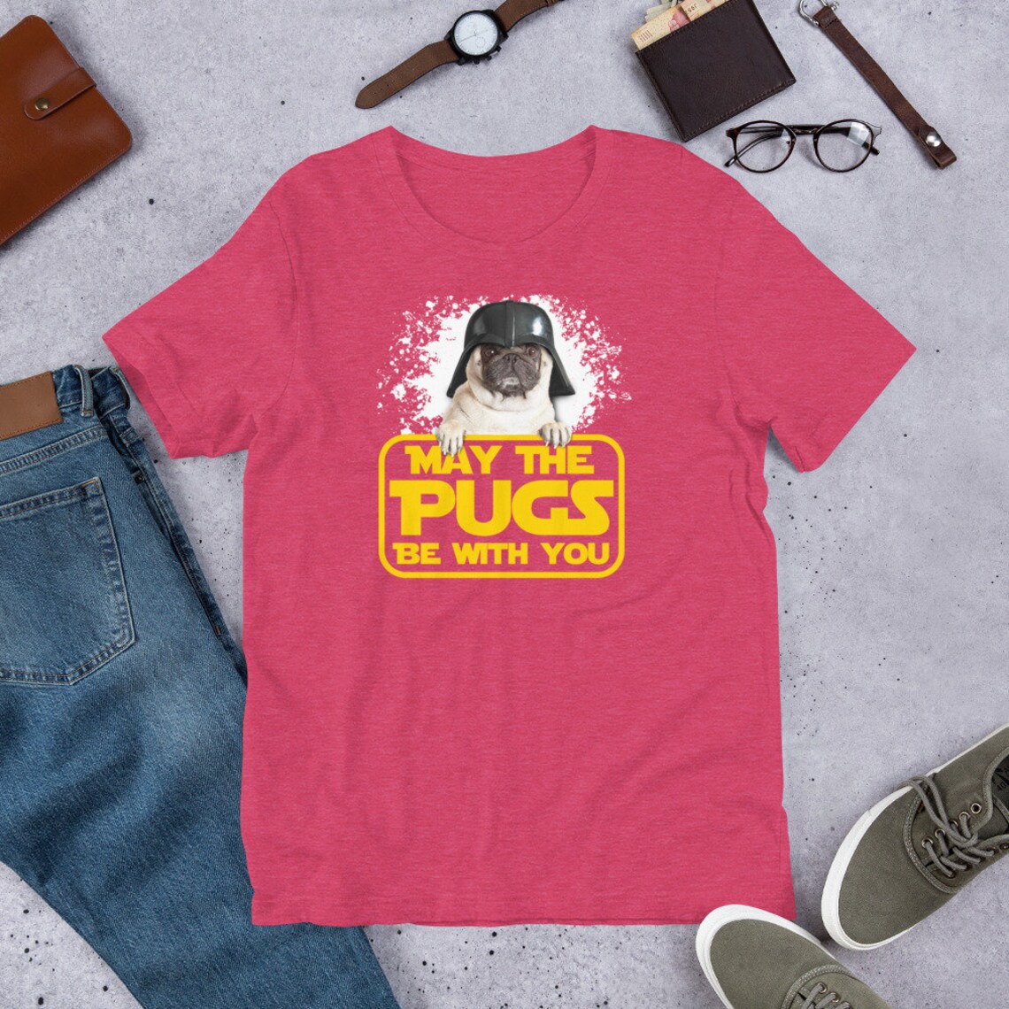 May the Pugs Be With You Pug Shirt Pug Gift Pug Wars - Etsy