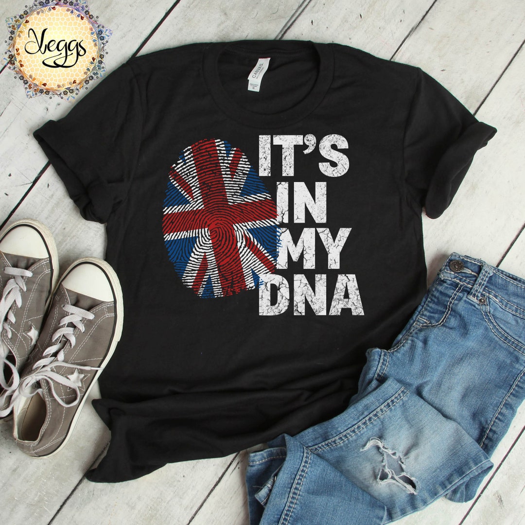 DNA Shirt, Union Jack Flag, British Flag Tshirt, Family Reunion Tshirts ...