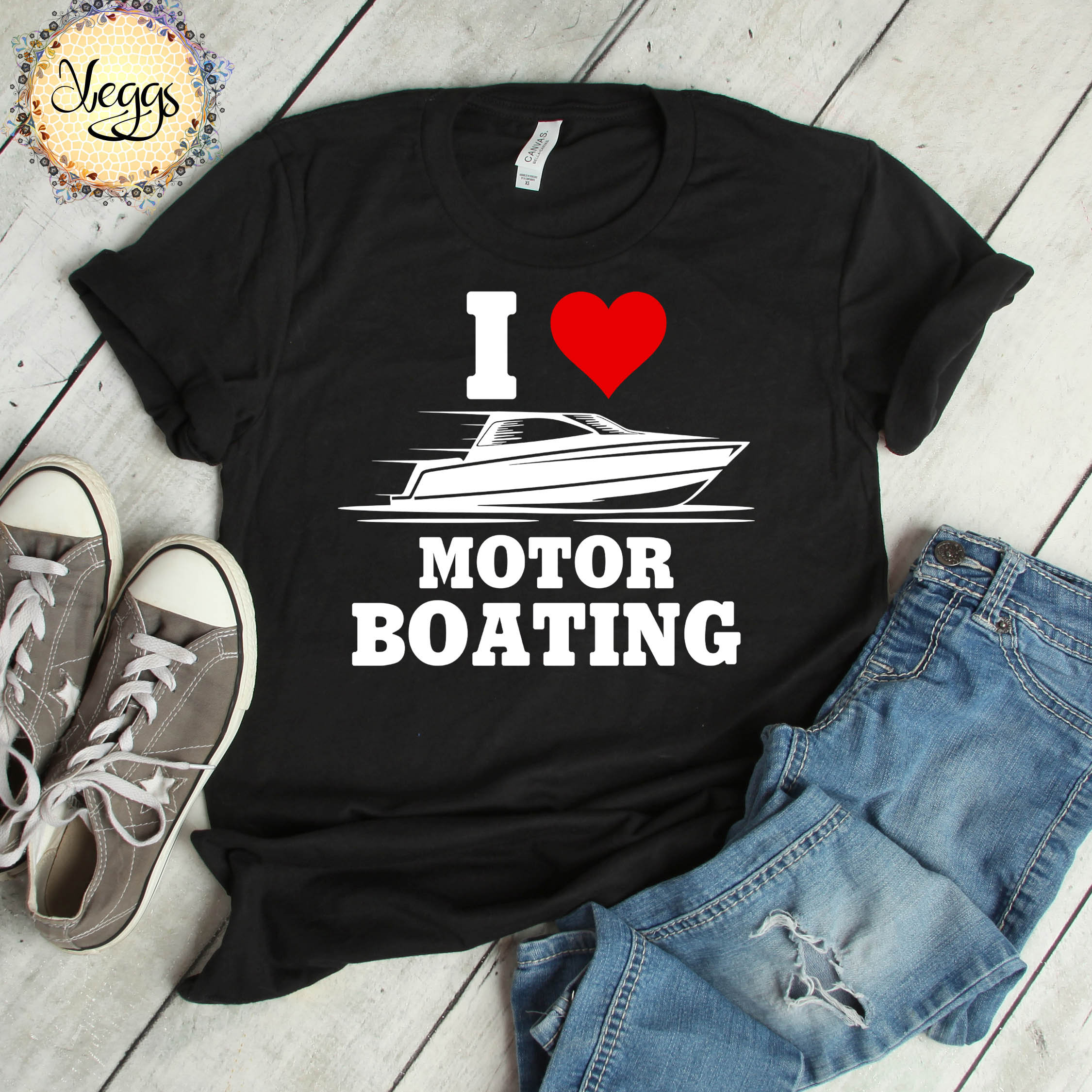I Love Motor Boating, Boat Gifts for Men, Funny Boat Shirts, Boating ...